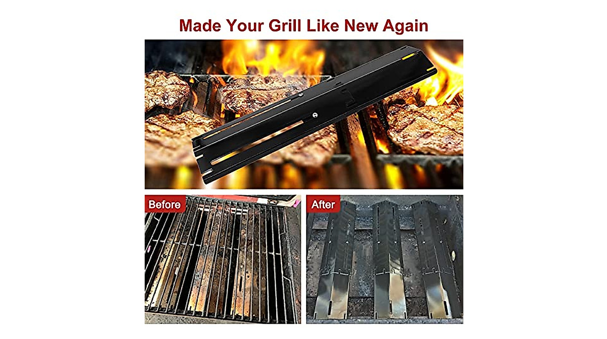 Universal Adjustable Grill Heat Plates - 4-Pack