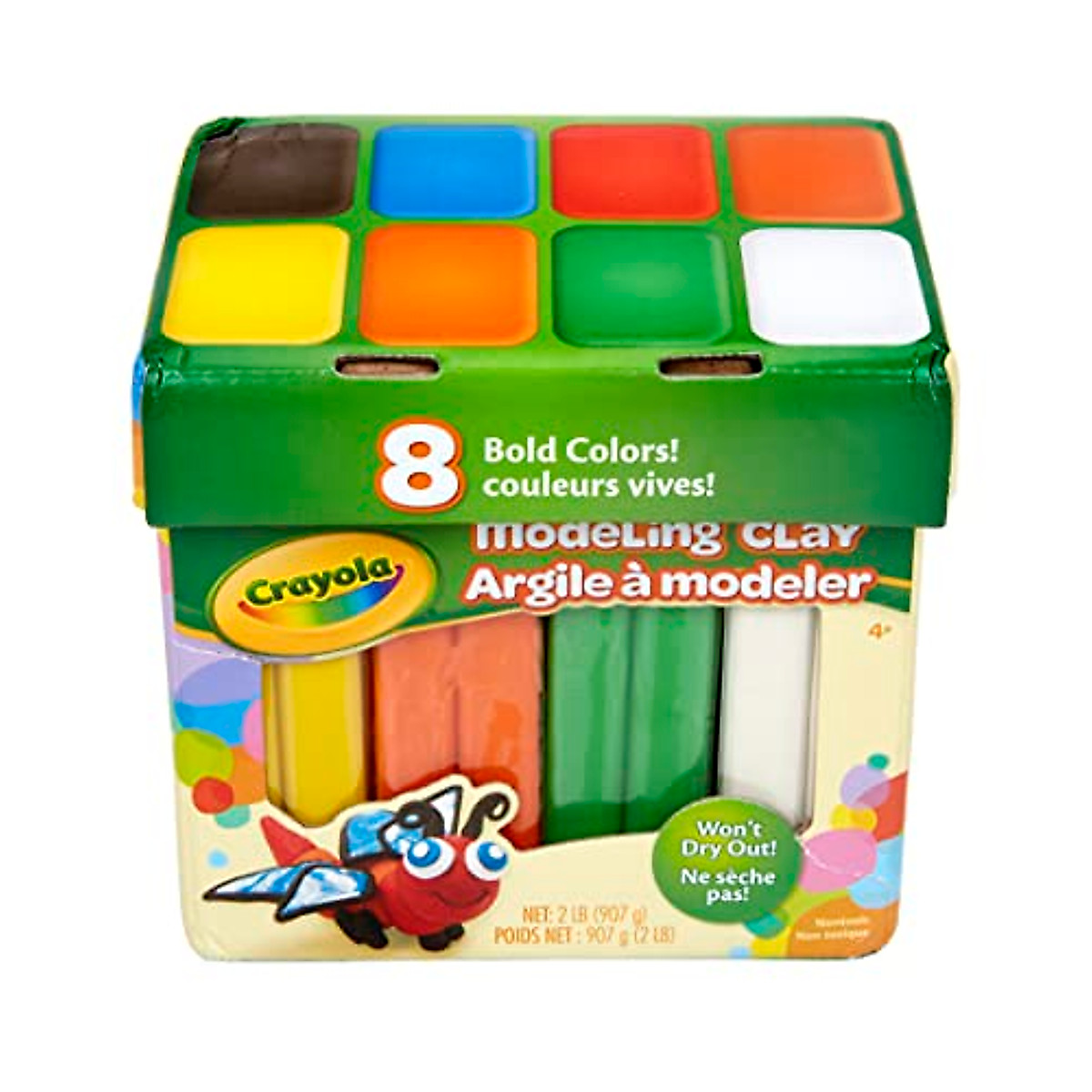 Crayola Modeling Clay in Bold Colors, 2lbs, Gift for Kids, Ages 4 & Up