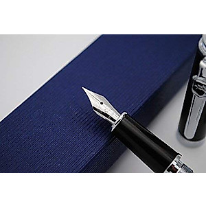 JINHAO 8802 Fountain Pen F Nib (Birds and Wintersweet Painting)