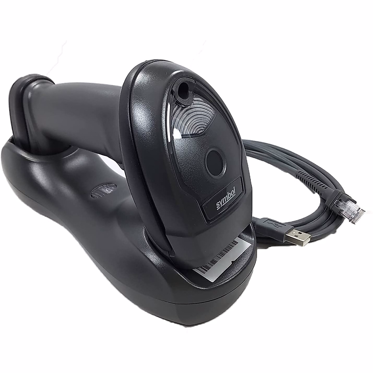 Zebra Symbol LI4278 Cordless Linear Imager Bluetooth Barcode Scanner, Twilight Black - Wireless, 547 scan/s1D, LED with Universal Docking Charger Cradle Standard Base - LI4278-SR20007WR JTTANDS