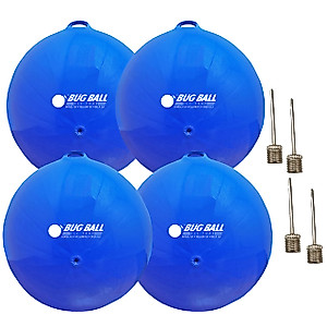 Bug Ball Deer Fly Ball Replacement Ball, 4 Pack - Odorless Eco-Friendly Biting Fly and Insect Killer with NO Pesticides or Electricity Needed, Kid and Pet Safe