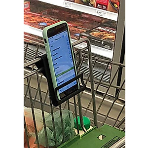 Cart Phone Caddy - Smartphone Holder for Shopping Cart - Safely Secures Cell Phone While you Shop