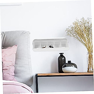 Zerodeko Wall Mount Sock Organizer Clear Organizer Drawers Compartment Storage Box Underwear Storage Box Multifunctional Storage Box Plastic Pp White Grid Sheer Socks