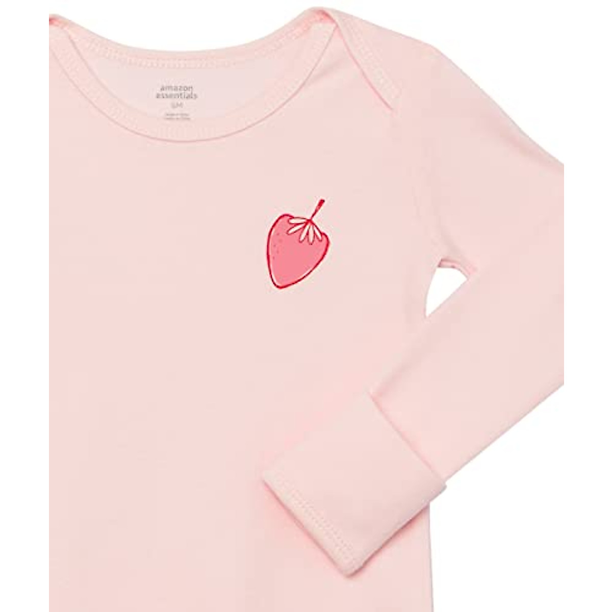 Amazon Essentials Baby Girls' Cotton Sleeper Gowns, Pack of 3, Pink, Berry, 6 Months