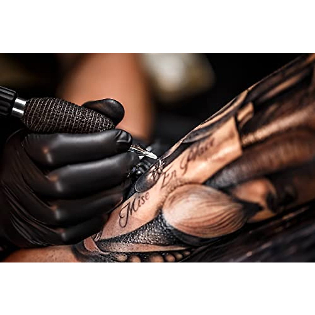 GripProtect Precise Black 5 Nitrile Exam Gloves | 5 Mil Thickness | Chemo-Rated | Medical, Law Enforcement, Tattoo, Dental, Janitorial, Food & Agriculture