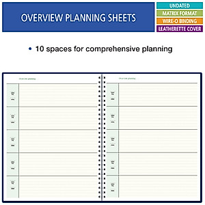 Elan Publishing Company 7 Period Teacher Lesson Plan; Days Horizontally Across The Top (W101)