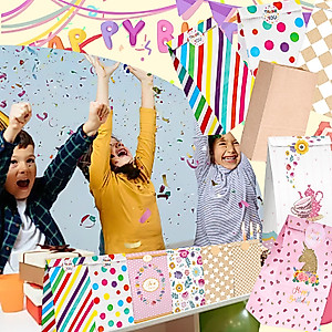 HONEYGIFTS 72PCS Paper Lunch Bags, 4.7" x 3.1" x 8.7" Small Paper Bags Bulk, Brown Lunch Bags For Kids, Treat Bags Goodie Bags For Birthday Party Wedding