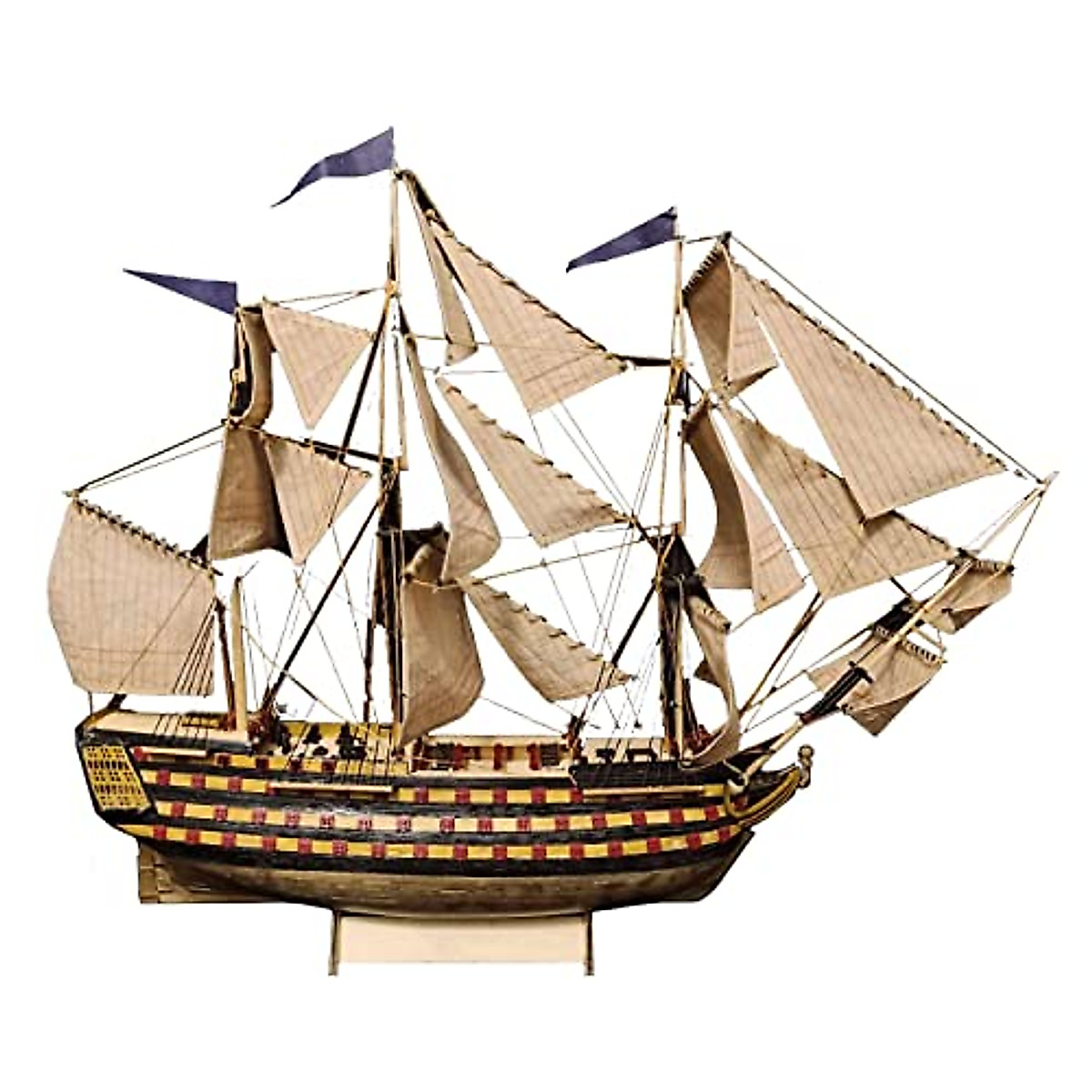 HMS Victory 3D Wooden Puzzle DIY Ship Craft Laser-Cut Model Kits to Build for Adults 1:200