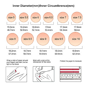 Mozume Women's 5 Stone 4mm Cubic Zirconia Round Cut Engagement Ring CZ Wedding Band Anniversary 925 Sterling Silver