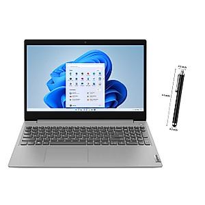 Lenovo IdeaPad 3, 15.6" HD Touchscreen Laptop, Intel Core i3-1115G4 up tp 4.1GHz, Intel UHD Graphics, 12GB DDR4 RAM, 512GB PCIe SSD, Fingerprint Reader, Win11 Home, Platinum Grey, with MTC Stylus Pen