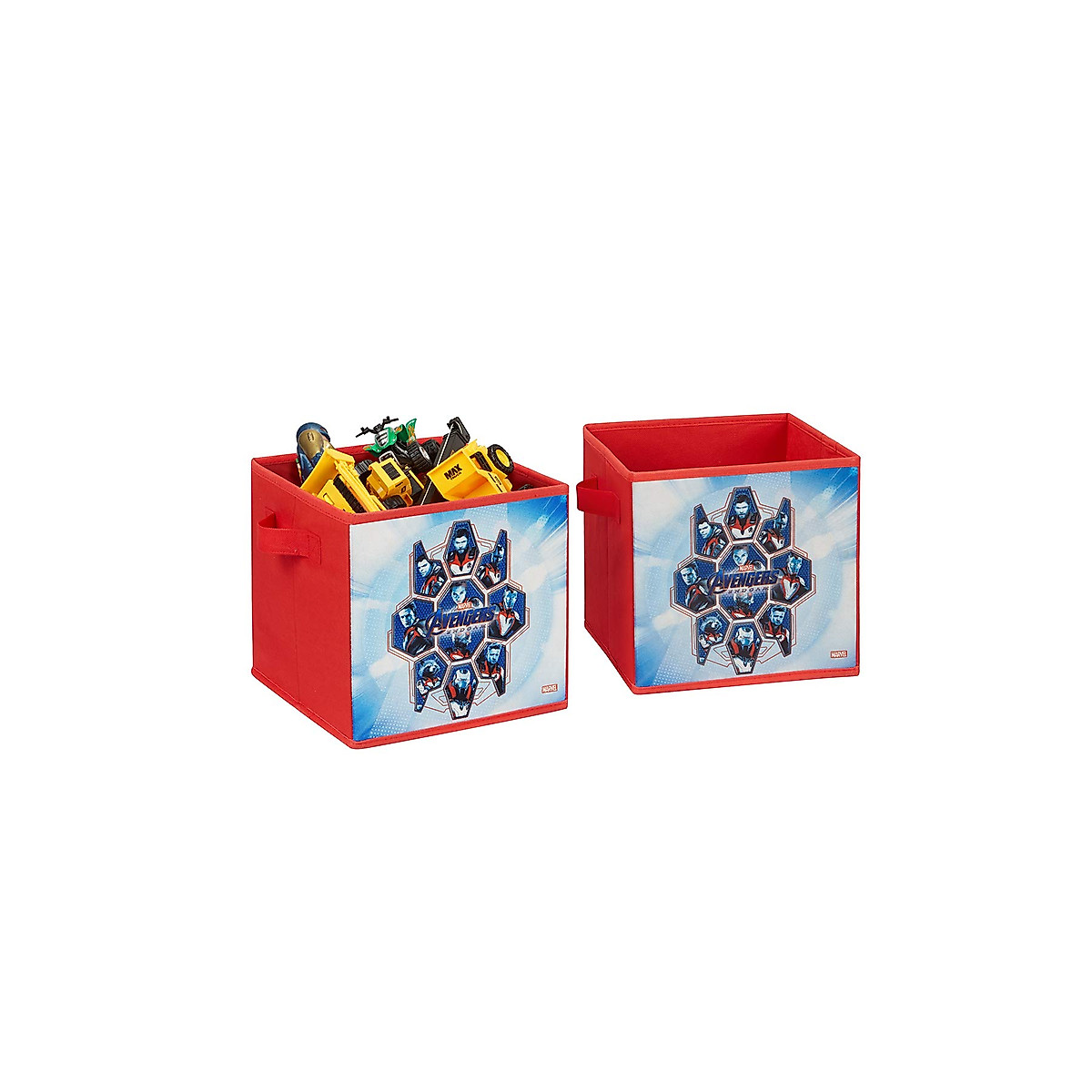 Fresh Home Elements Storage Toy, 9" Avengers Bin 2-Pack