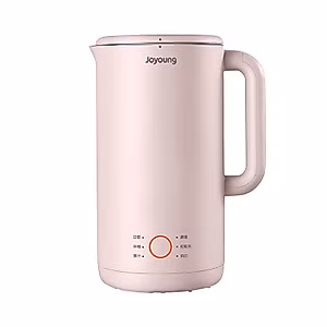 Joyoung DJ06M Mini Automatic Soymilk Maker Congee Juicer Soup (Pink)