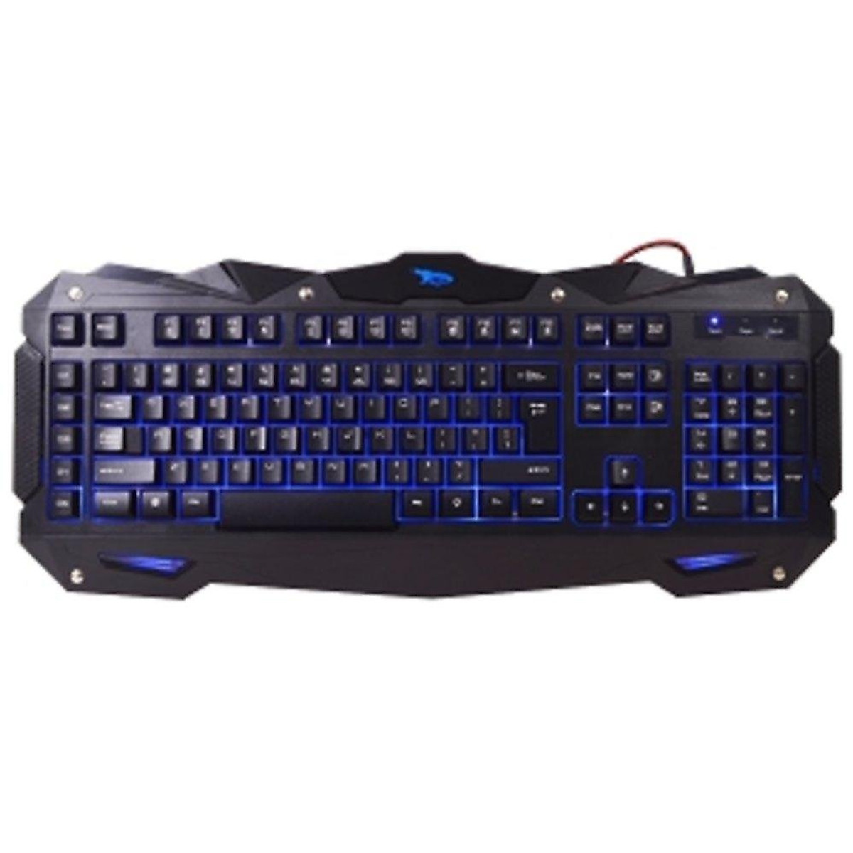 iMicro Desert Cobra IM-KBCOBV8 LED Backlit 110-Key Gaming Keyboard w/5 Programmable Macro Keys (Black) Consumer Electronics