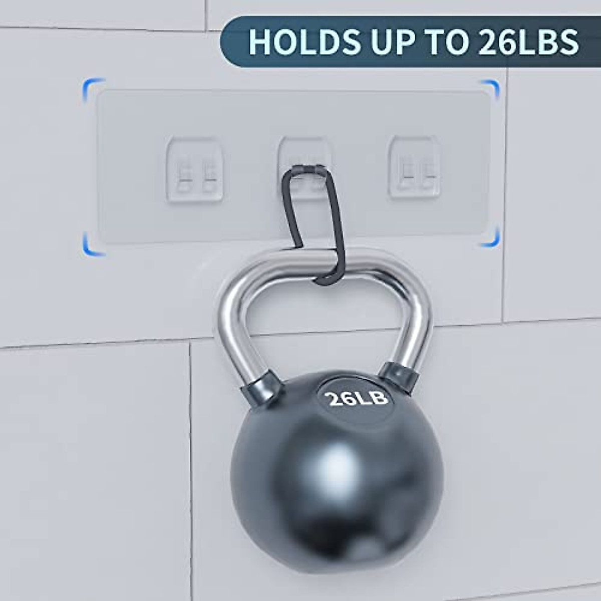 Shower Caddy Organizer Shelf 2 Pack with 2 Soap Holders, Adhesive Wall Mount Shower Basket Shelves with Hooks, No Drilling, Rustproof 304 Stainless Steel Storage Rack for Bathroom Kitchen, Black