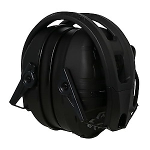 Walker's Rechargeable Lightweight Shooting Hunting Range Electronic Slim Low Profile Hearing Protection FireMax Earmuffs