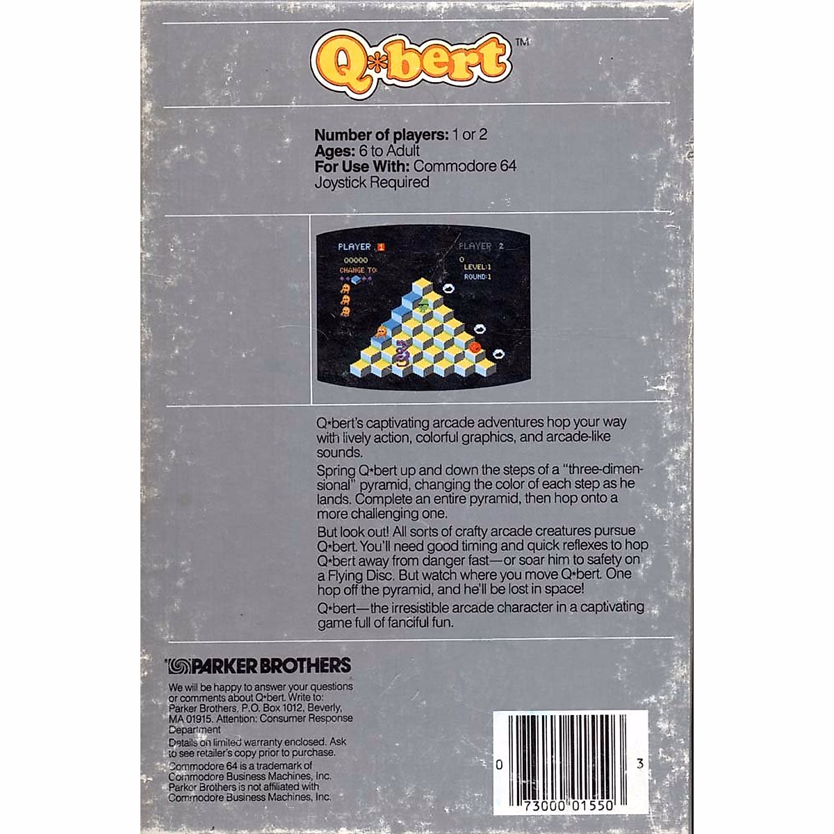 Q*Bert - Commodore 64