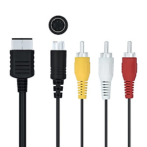 Mcbazel S AV S Video RCA Audio Video Cable for Sega Dreamcast