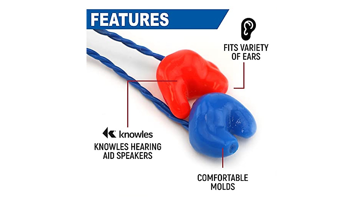 Rugged Challenger Ear Mold Speakers for Racing Radios - Clear Audio
