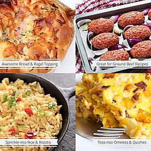 Gourmet Toasted Minced Onion by It’s Delish, 10 LBS Bulk – All Natural Premium & Fresh Dry Roasted Chopped Onion for Cooking, Baking, Seasoning, Topping – No Preservatives, No artificial Flavor Added, Vegan, Certified Kosher