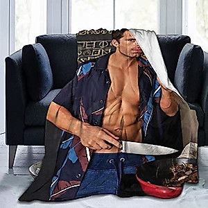 Sebastian Stan Ultra Soft Micro Fleece Blanket All Season Fuzzy Warm Throw Blanket for Sofa Chair Couch Bed