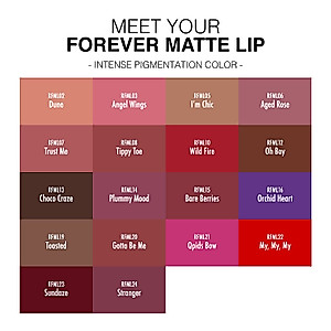 Ruby Kisses Forever Matte Liquid Lipstick - RFML13 (Choco Craze)