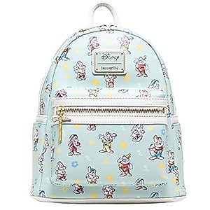 Loungefly Women's Disney Snow White and the Seven Dwarfs Green Backpack