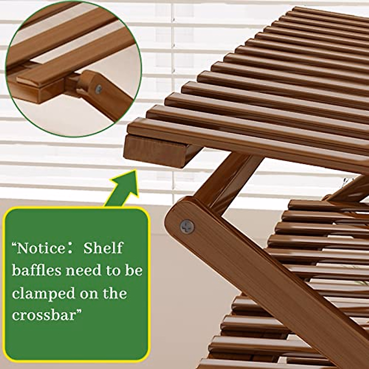 Kainice Large 5 Tier Bamboo Shoe Rack Foldable Natural Free Standing Shoe Shelf Shoe Storage Organizer for Closet, Porch, Entryway, Hallway, Cubby, Bathroom and Living Room