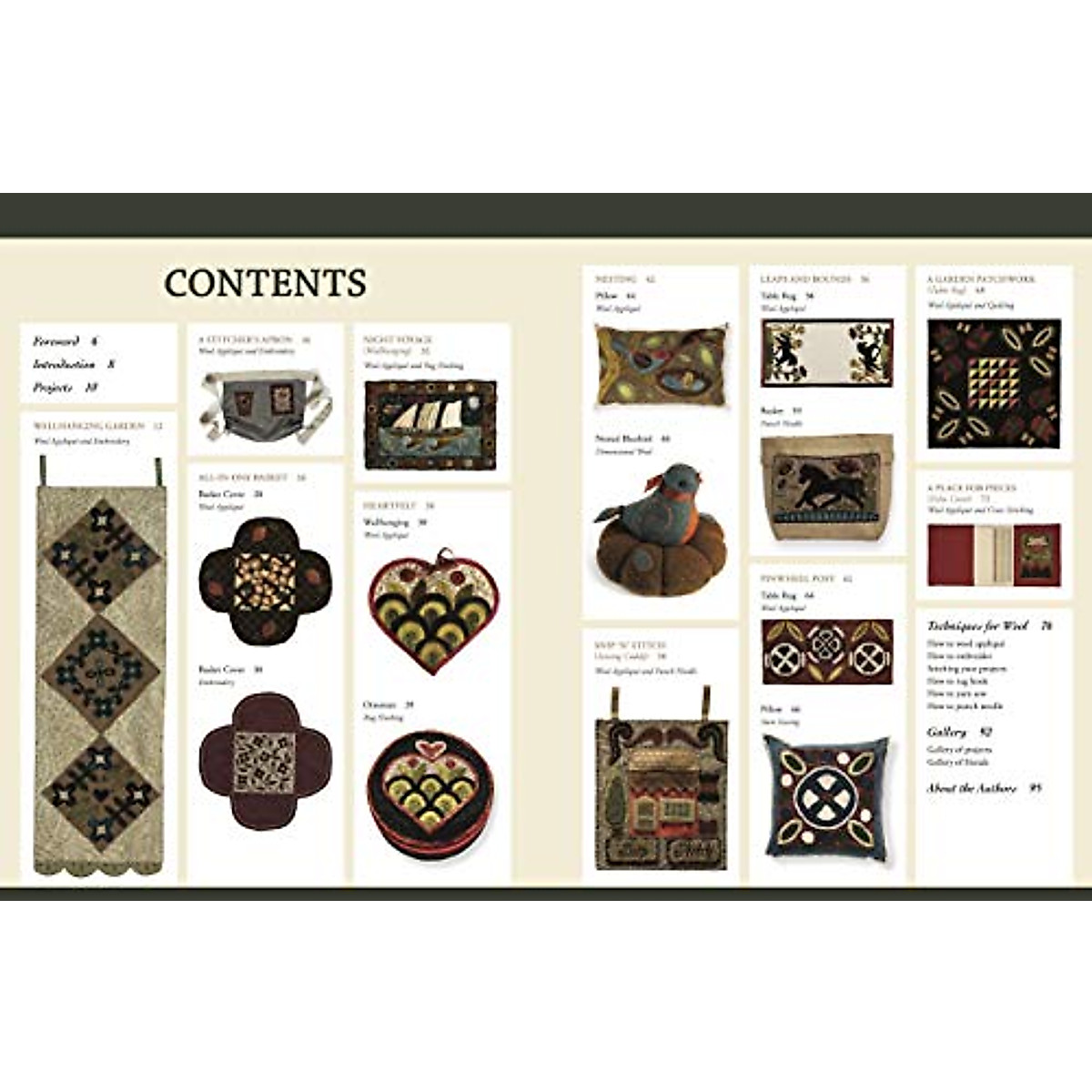 Exploring Folk Art with Wool Appliqué & More: 16 Projects Using Embroidery, Rug Hooking & Punch Needle