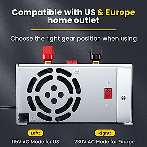 Anbull Upgraded 800W SMPS 110V AC to 12V DC Converter Power Supply Adapter,110V to 12V Converter 800W Transformer,Max Current 66.7A