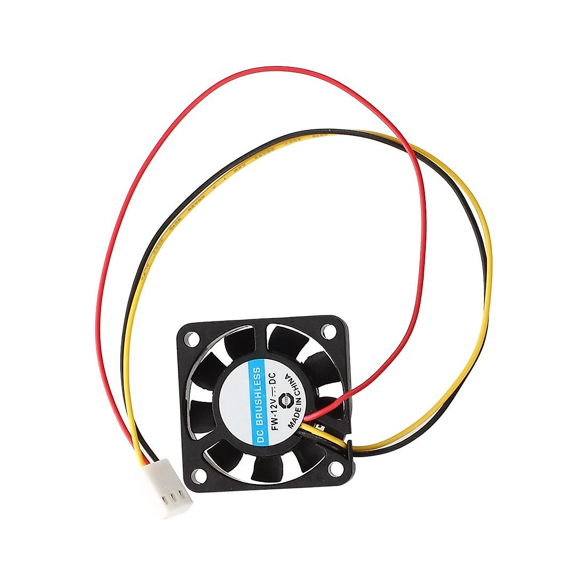 HiLetgo 4pcs DC 12V 4010 Fan 3Pin Computer CPU Cooler Mini Cooling Fan 40x40x10mm Small Exhaust Fan for Ender 3 CR10 3D Printer