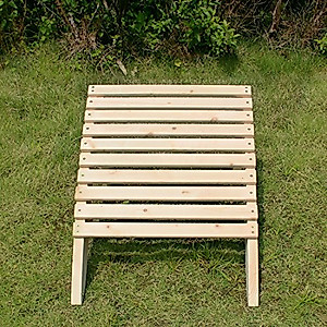 Merry Garden Wood Ottoman Kit 24" D X 19.5" W X 14" H Wood