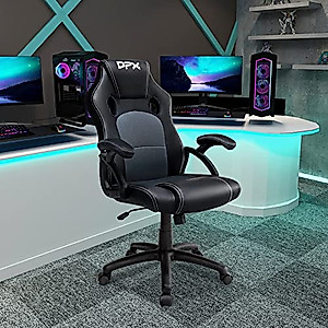 FONTOI Gaming Ergonomic Home Office Desk Swivel Computer Chair, Black