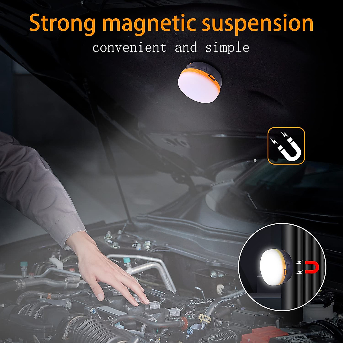 KunHe 3 Pack Camping Lantern for Kids Portable Tent Lights Battery Powered Camping Light for Kids