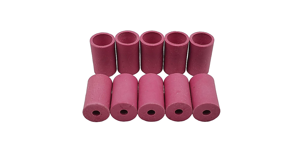 10Pcs Pink Sandblaster Gun Nozzles - Durable Ceramic Tips