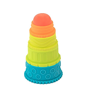 Sassy Eco Stack n’ Nest Cups | Made green with plant-based plastic | 6+ months