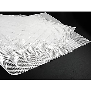 (6 Pack)Silicone Dehydrator Sheets, Dostk Premium Non Stick Dehydrator Mats for Fruit Dryer Mesh, Dehydrator Tray Liner Reusable (14 x 14 inch)