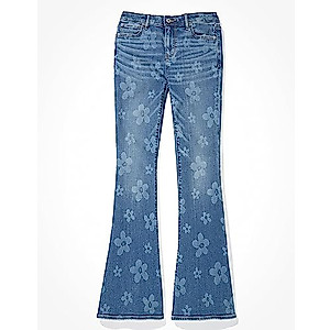 American Eagle x The Summer I Turned Pretty Low-Rise Flare Jean Blue