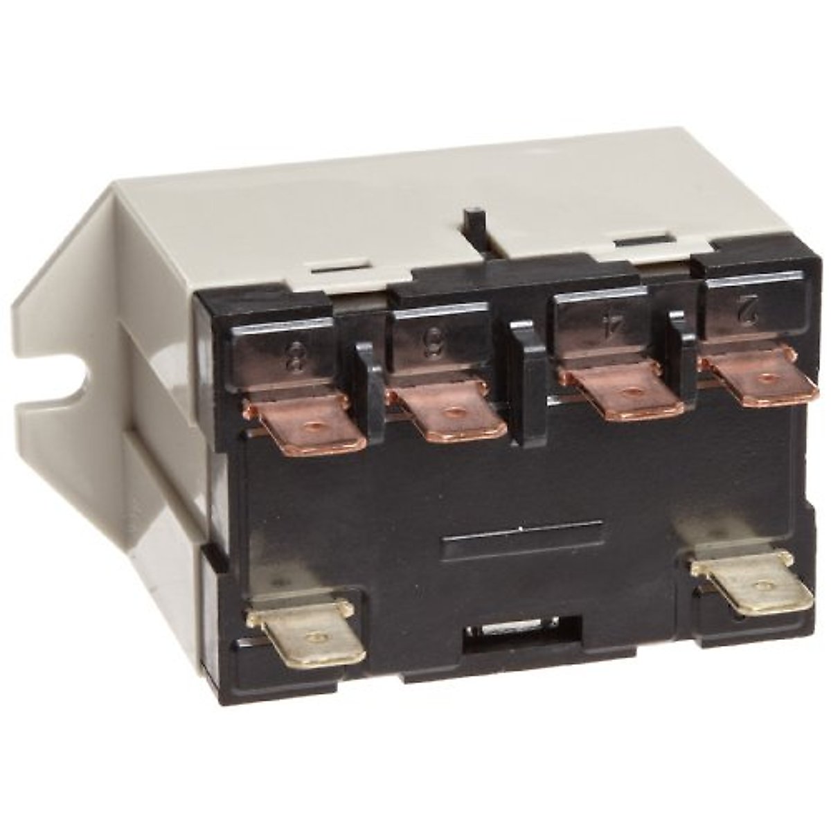 Omron G7L-2A-TUB-J-CB-AC24 General Purpose Relay With Test Button, Class B Insulation, QuickConnect Terminal, Upper Bracket Mounting, Double Pole Single Throw Normally Open Contacts, 71 mA Rated Load Current, 24 VAC Rated Load Voltage