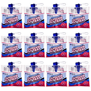 Fly Traps Outdoor Fly Traps. 12 Natural Pre-Baited Fly Bags Outdoor Disposable. Fly Trap Bag Fly Catchers Outdoors. Stable Ranch Fly Trap. Disposable Fly Traps Outdoor Hanging Fly Killer