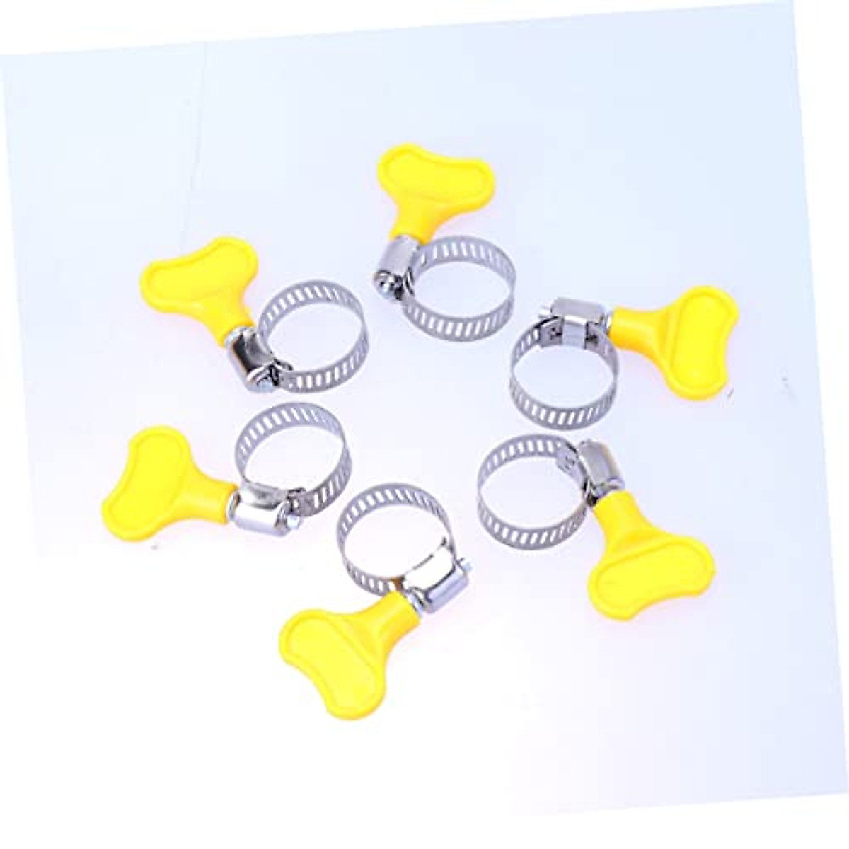 TEHAUX 100pcs Worm Drive Clamp Gear Clamp Gears Gears Gears Hose Band Hose Clip Drive Pipes Heavy Duty Clamps Worm Clamp Hose Clamps Stainless Steel Home Use Clamp American Style Pipeline