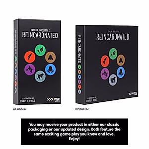 Doolittle Gaming Reincardnated A Turn-Based Deck Drafting Card Game - Strategy Party Game for 2-6 Players on Family Game Night