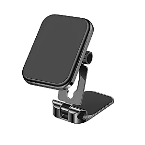 zipelo Phone Holder for Car, Super Strong Magnetic Car Cell Phone Mount Hands Free, Foldable Phone Stand for Automobile, 360° Rotation Universal Dashboard Car Cradle Fits All Smartphones