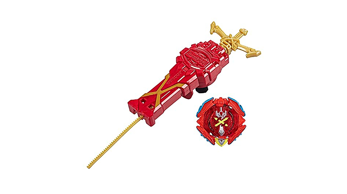 BEYBLADE QuadStrike Xcalius Speed Launcher Pack