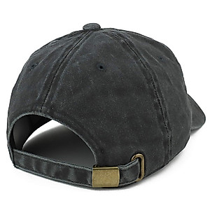 Trendy Apparel Shop Maui Hawaii with Palm Tree Embroidered Unstructured Baseball Cap - CHARCOAL