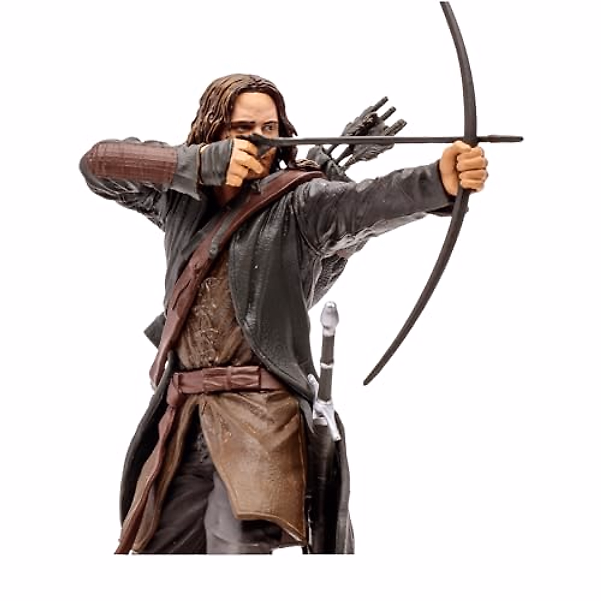 McFarlane Toys - WB 100: Aragorn (The Lord of The Rings) Movie Maniacs, 6in Posed Figure