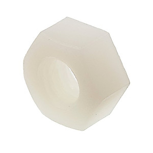 Prime-Line 9088727 Finished Hex Nuts, 1/4 in-20, Nylon, (25-pack)