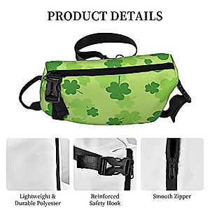 Crossbody Sling Backpack St-Patricks-Day-Shamrock Travel Hiking Chest Daypack One Strap Shoulder Bag