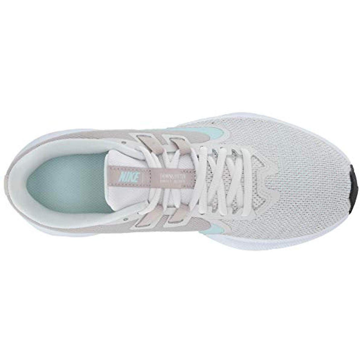 Nike Women's Downshifter 9 Sneaker, Platinum Tint/Teal Tint-Moon Particle, 6.5 Regular US