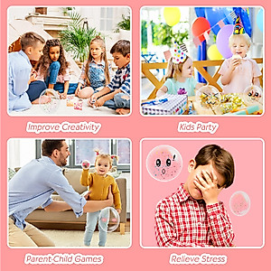 Reengull Nano Tape Bubble Kit - 9.8ft x 1.97” Nano Tape Kit with Balloon Pump and Color Sequin Bags, Clear Nano Tape Bubbles Super Elastic Nano Tape Squishy Kit for Kids Girls DIY (9.8 FT x 1.97 in)