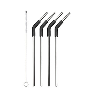 S'well Stainless, One Size Food and Drinks Cold and Hot-with No Condensation-BPA Free Water Bottle, Straw Set